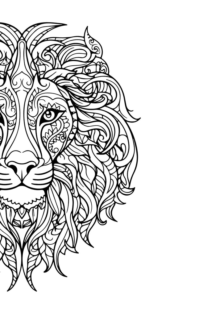 Alcohol Ink Coloring Sheets- "ANIMAL MANDALA" – Beyond Inks